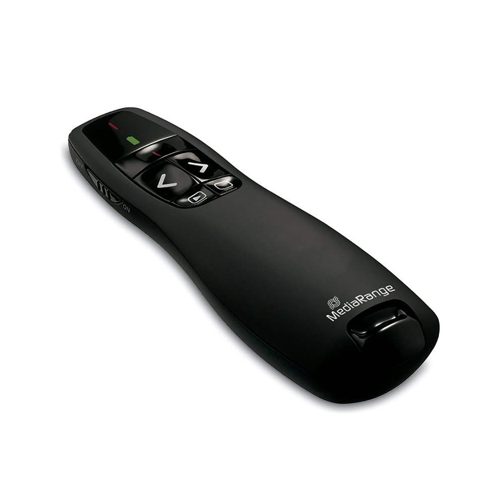 WIRELESS PRESENTER MEDIARANGE 5-BUTTON WITH RED LASER POINTER MROS220